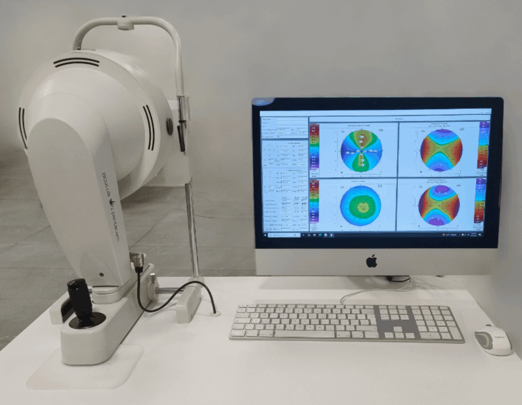 Topografía PENTACAM – MIRA